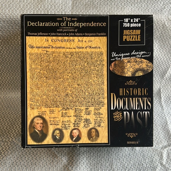 Games | The Declaration Of Independence Jigsaw Puzzle | Poshmark